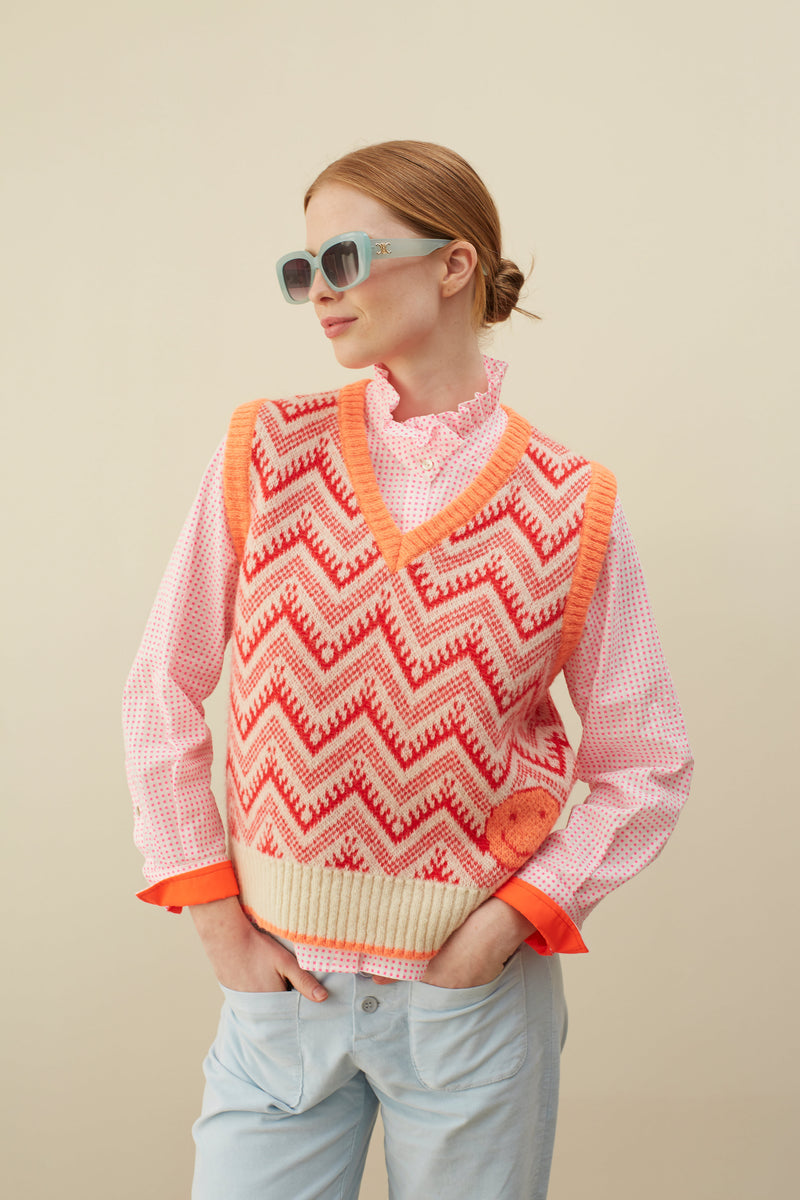 DR BLOOM | Jersey Chaleco Picante | Red | LONDØNWORKS