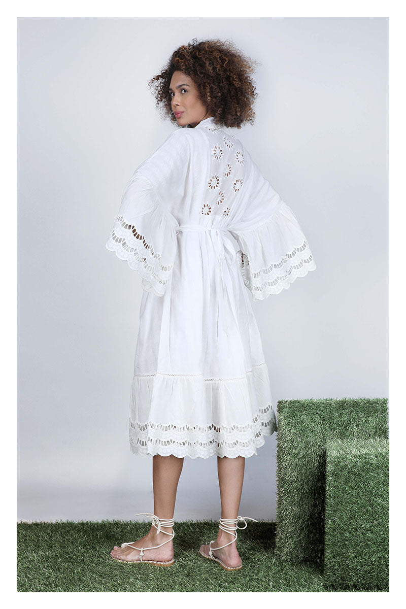 CONDITIONS APPLY | Baleena Dress | White | LONDØNWORKS