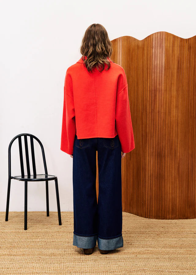 FRNCH | Capucine Coat | Red | LONDØNWORKS