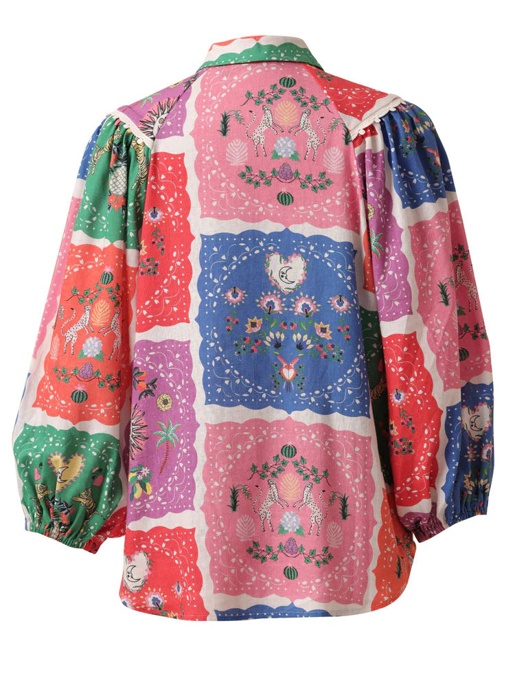 EMILY LOVELOCK | Edie Top | Multi– LONDØNWORKS