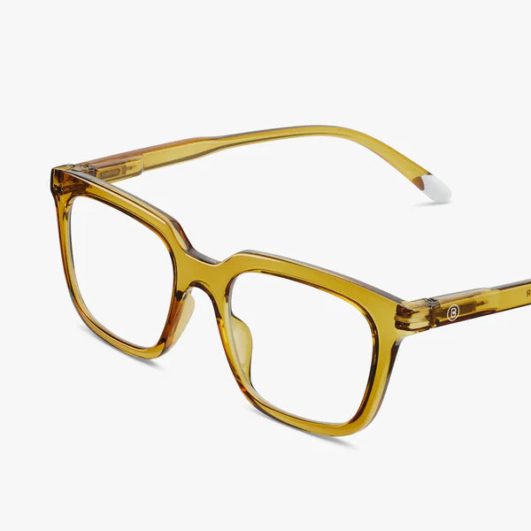 BARNER | Holly | Blue Light Glasses | Glossy Ecru Olive | LONDØNWORKS
