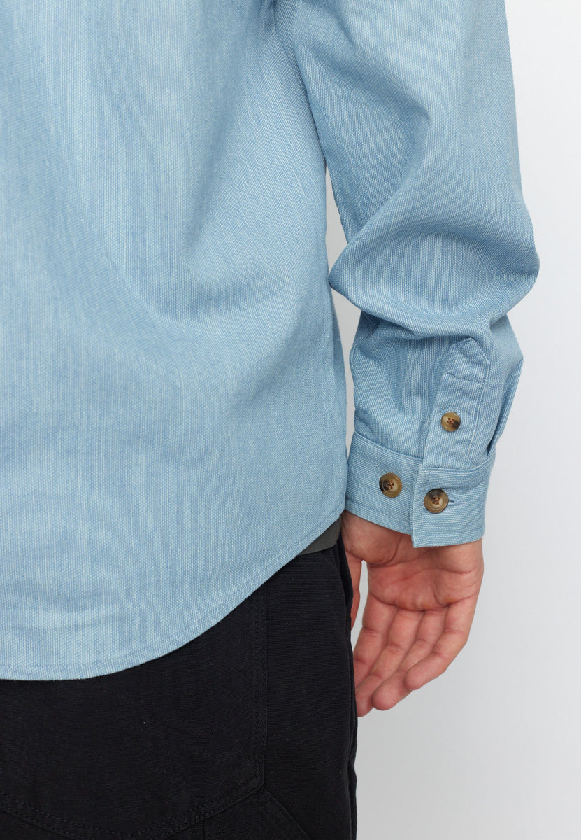 REVOLUTION | 3115 Loose Shirt | Lightblue– LONDØNWORKS