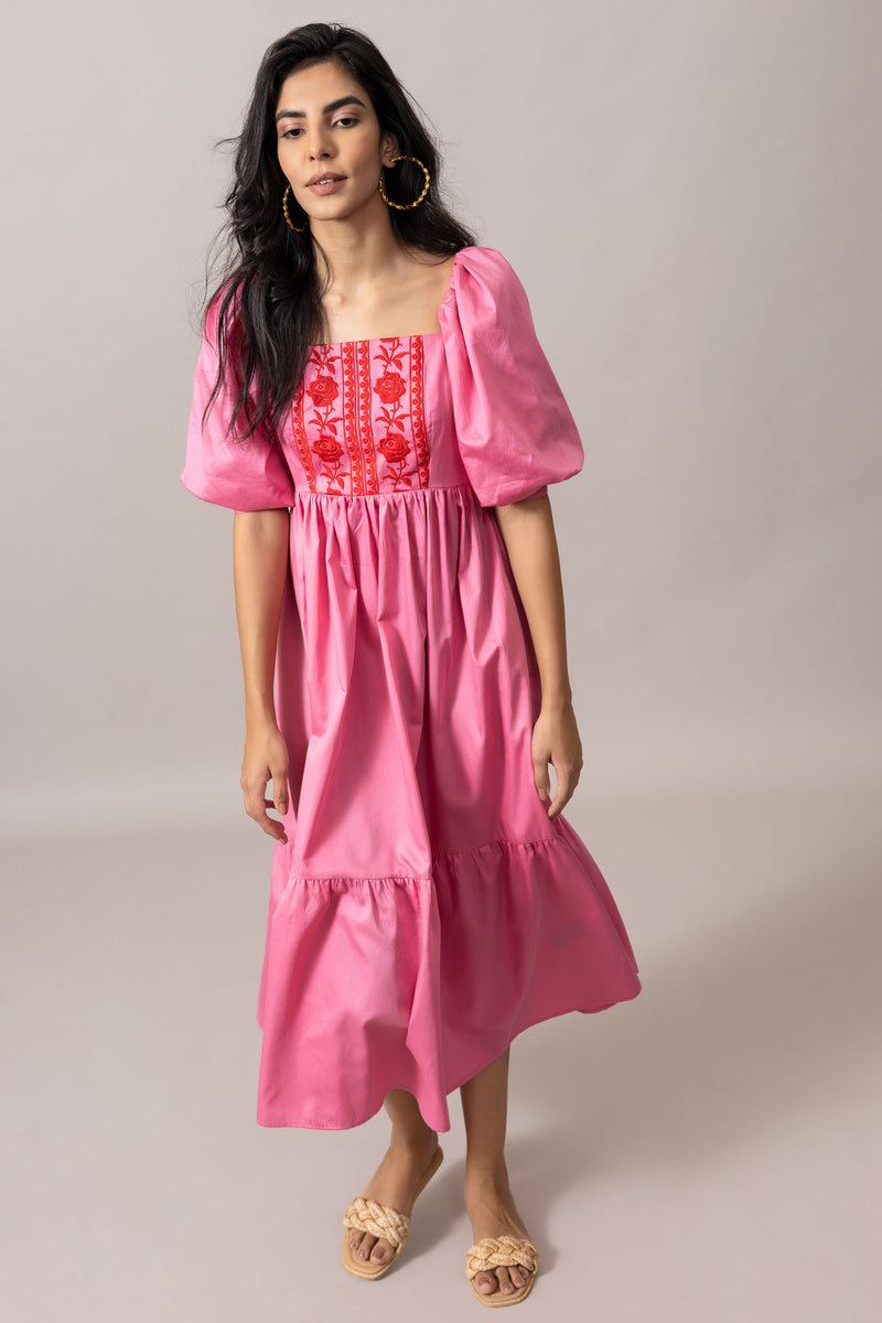 EMILY LOVELOCK | Jamie Dress | Morning Glory | LONDØNWORKS