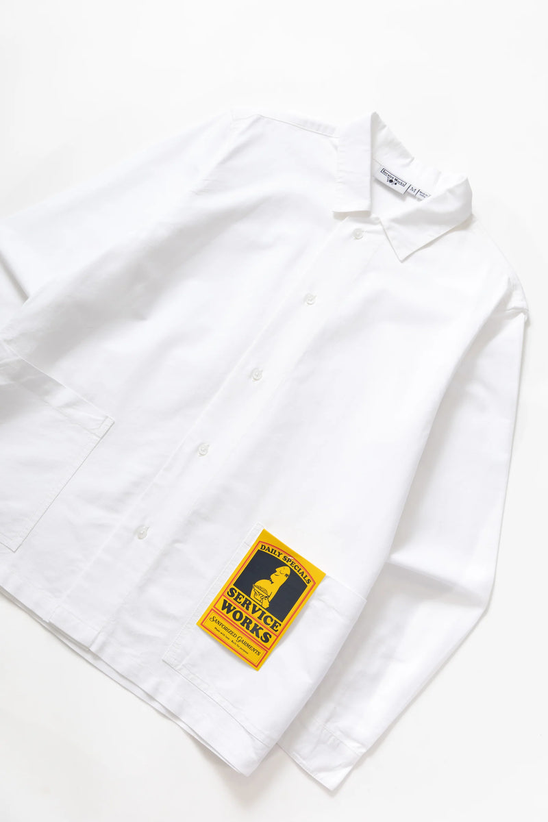 SERVICE WORKS | Waiter Shirt | White– LONDØNWORKS